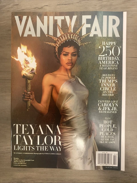 VANITY FAIR MAGAZINE Teyana Taylor Lights The Way WINTER 2026 Issue 775 ...