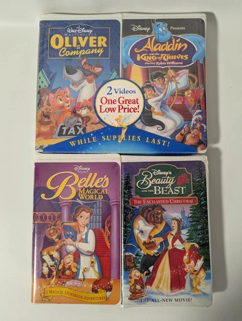 4 DISNEY VHS tapes. £40.25 - PicClick UK