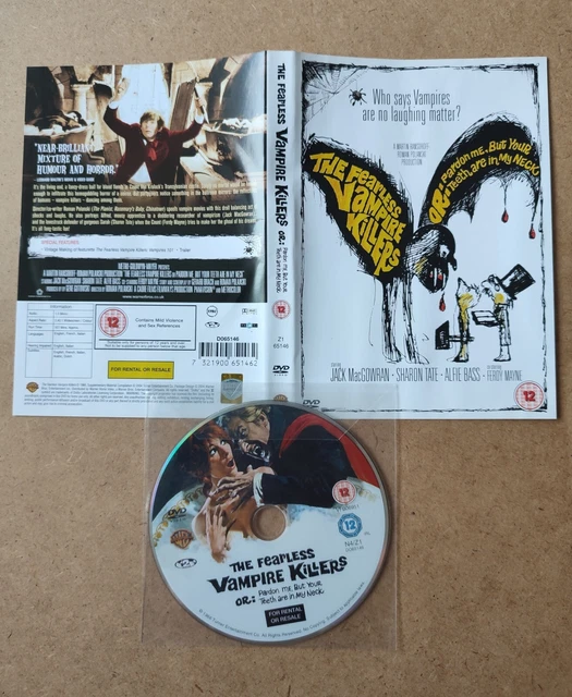 THE FEARLESS VAMPIRE Killers Dvd & Cover Art Only (No Case) Sharon Tate ...