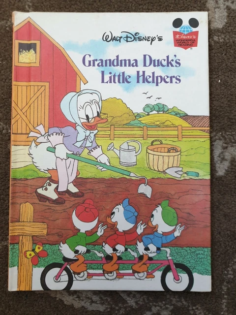 DISNEYS GRANDMA DUCK'S Little Helpers Book Grolier 1980 Disney Kids EUR ...