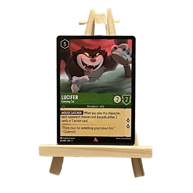 LUCIFER CUNNING CAT - Disney Lorcana Rise of the Floodborn 85/204 Rare ...