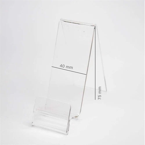 SUPPORT VERTICAL, LECTEUR En Plexiglass Transparent Pour Smartphone ...