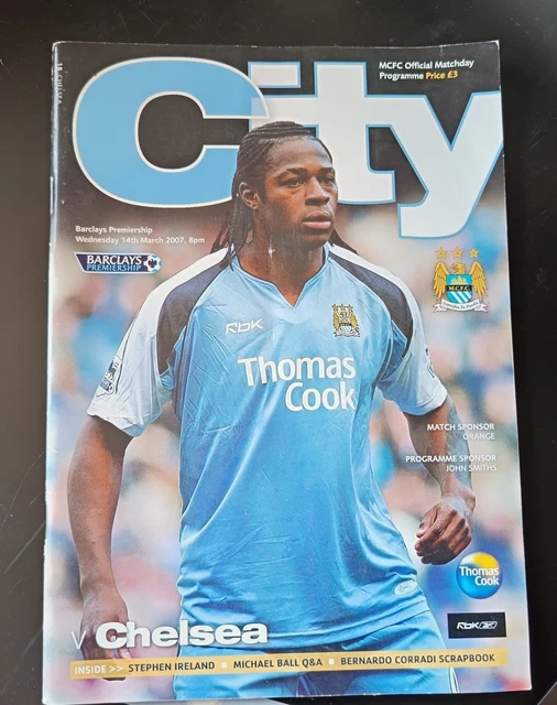 MANCHESTER CITY V Chelsea 14/3/2007 Barclays Premiership BRAND NEW. £1. ...