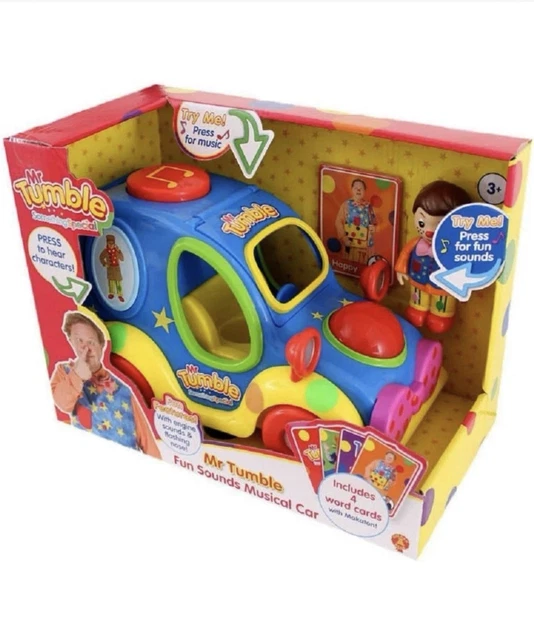 MR TUMBLE SOMETHING Special Fun Sounds Musical Car with Figure CBeebies ...