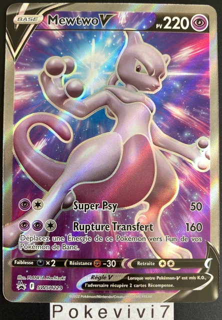 CARTE POKEMON MEWTWO SWSH229 PROMO Ultra Rare V FA Epée et Bouclier GO FR NEUF EUR 5,90 ...