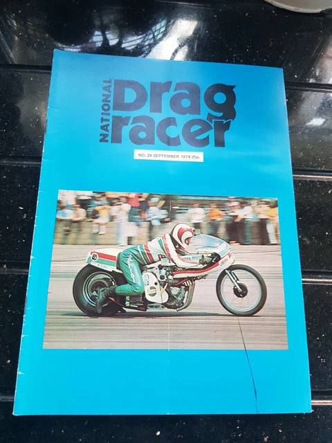 NATIONAL DRAG RACER British UK Magazine September 1974 No28 VGC Santa ...