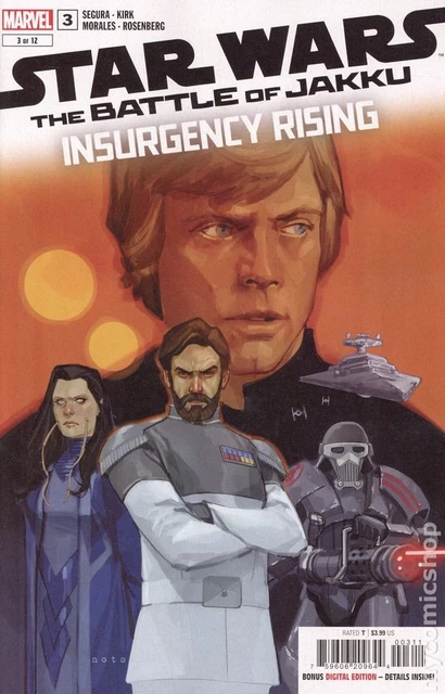 STAR WARS BATTLE of Jakku Insurgency Rising #3A VF 2024 Stock Image $3. ...