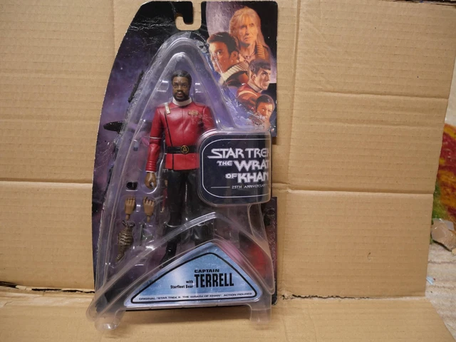 STAR TREK WRATH Khan Captain Terrell New Art Asylum Figure 25th ...