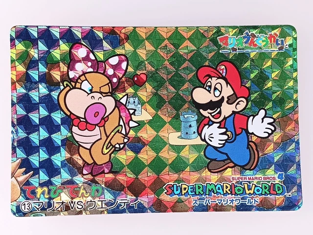 WENDY O. KOOPA Super Mario World Holo Card No.13 Nintendo 1993 From ...