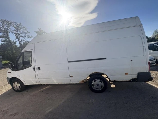 57 PLATE FORD Transit 2.4 115 T350 extra long wheel base Xlwb long mot ...