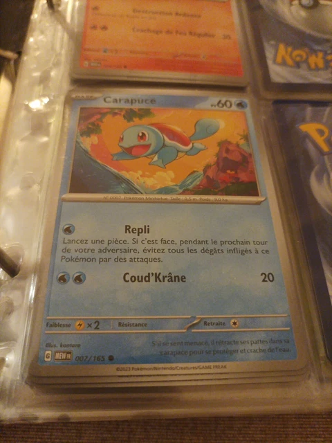 CARTE POKÉMON CARAPUCE 007 151 Ecarlate & Violet EV3.5 FR EUR 1,00 ...