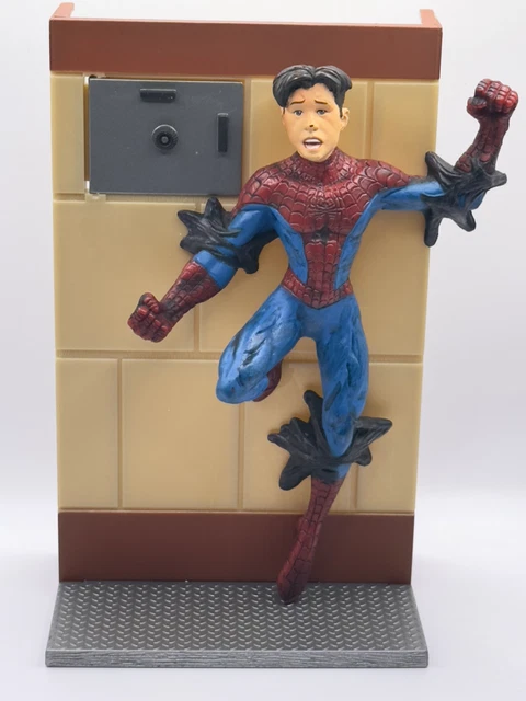 MARVEL SELECT SPIDER Man from ULTIMATE VENOM Peter Parker Stuck to Wall ...