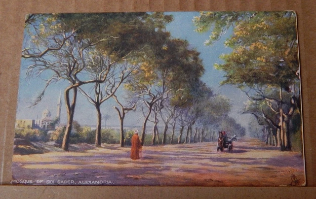 POSTCARD MOSQUE OF Sidi gaber Alexandria Egypt posted 1905 $11.39 ...