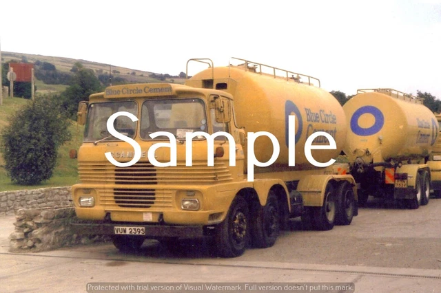 TRUCK PHOTOS Scammell Routeman Tanker Blue Circle Cement 1 £2.20 ...