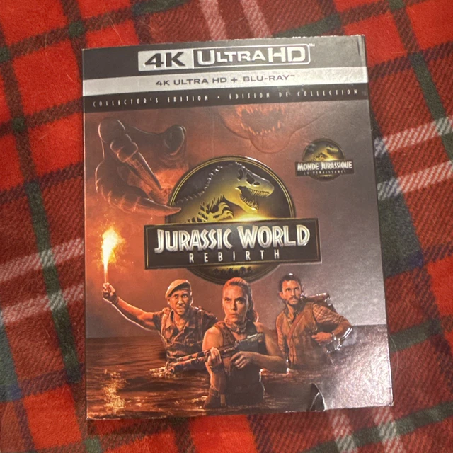JURASSIC WORLD REBIRTH (2025) [4K Ultra HD + Blu-ray] With Slip $15.00 ...