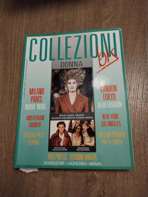 RIVISTA MODA FASHION Collezioni Donna Zanfi Autumn Winter 1990 1991 N ...
