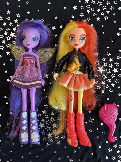 MY LITTLE PONY Equestria Girls Sunset Shimmer and Twilight Sparkle Dolls £16.00 - PicClick UK