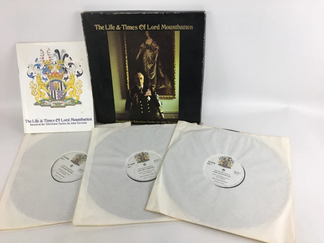 THE LIFE & Times Of Lord Mountbatten TV Series John Terraine 3LP Vinyl ...
