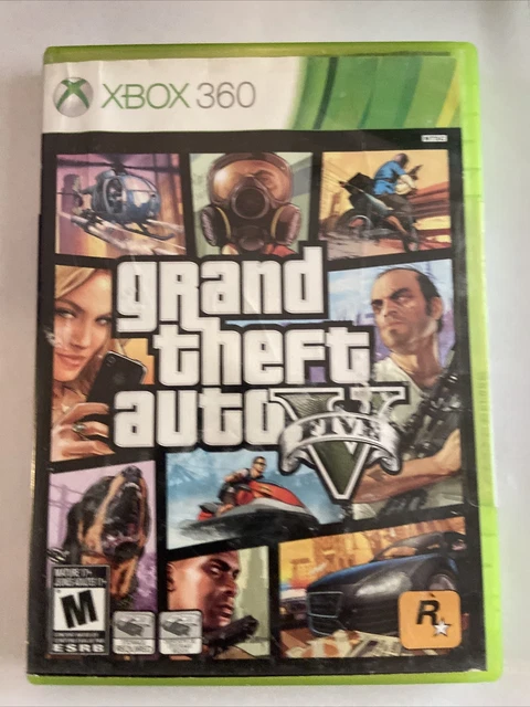 GRAND THEFT AUTO V GTA V (Xbox 360) Complete in Box CIB with Manual ...