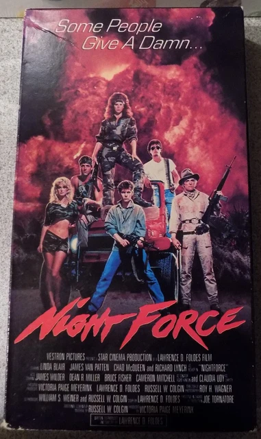 NIGHTFORCE - HTF VHS - Linda Blair, James Van Patten, Chad McQueen £11. ...