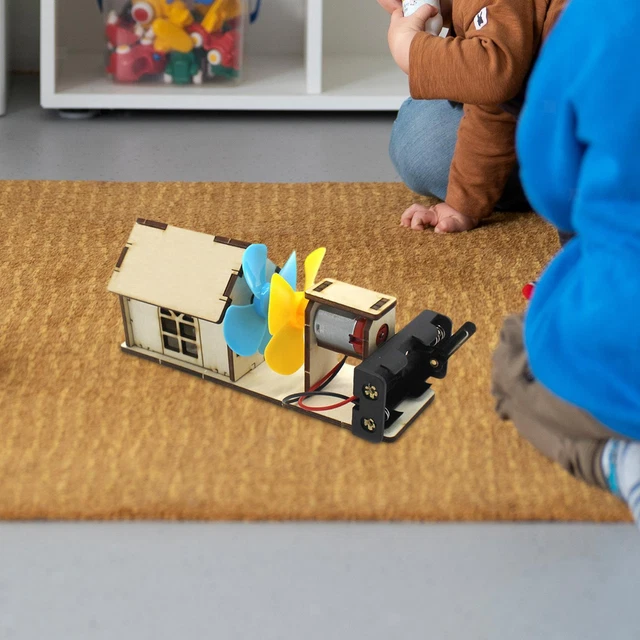 DIY WIND TURBINES Toy Physics Experiment for Toddlers Children Holiday ...