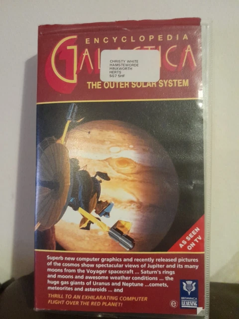 ENCYCLOPEDIA GALACTICA - The Outer Solar System VHS Video Tape ...