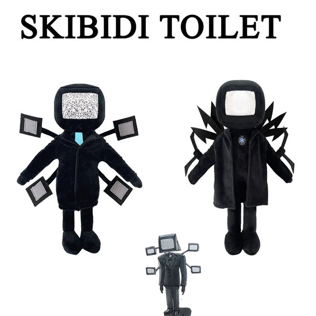 SKIBIDI TOILET PLUSH Figure Quirky Gift For Fans 30cm/11.8in Tall Soft ...