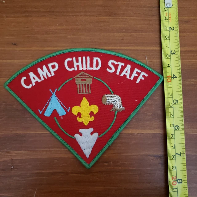 RARE VINTAGE BOY Scouts of America Camp Child Staff Patch NOS Large BSA $14.99 - PicClick CA