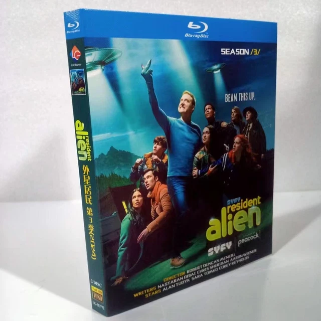 RESIDENT ALIEN SEASON 3 (2024) Blu-ray US TV Series BD 2 Disc All ...