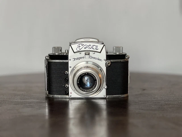 RARE NUMÉRO DE Série Bas EXA avec Tripolan Meritar Rouge V 2,9/50 mm N ...