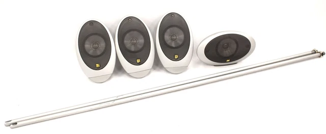 KEF SP3420 HTC1001 Satellite Speaker Surround Sound Set 100W 8 Ohms ...