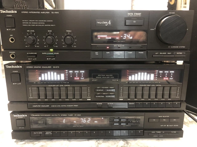 TECHNICS HI FI stack system 110v service, everything worked great £139. ...