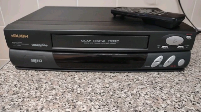 BUSH VIDEO CASSETTE Recorder VHS VCR Player | 6 Heads | Nicam Stereo ...