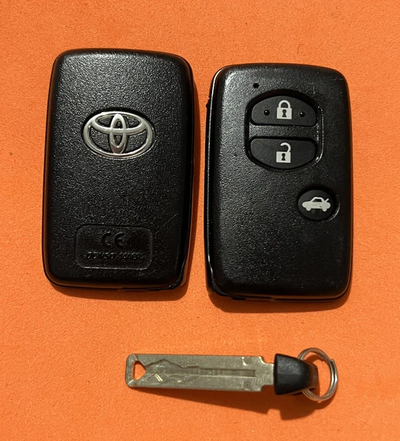 GENUINE TOYOTA GT86 3 Button Remote Smart Key Fob Keyless Go Denso ...