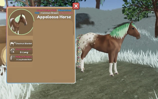 WILD HORSE ISLANDS 🌸 IUH MM Appaloosa 🌸 Mismatch! $21.29 - PicClick AU