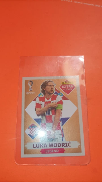 PANINI-QATAR 2022 WC-FIGURINA LUKA MODRIC-EXTRA STICKER BRONZO LEGEND ...