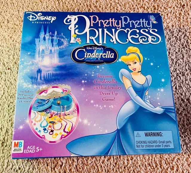 DISNEY CINDERELLA PRETTY Pretty Princess Board Game 100% COMPLETE ...