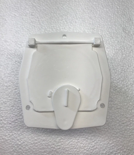 RV SQUARE ELECTRICAL Cable Hatch w Back, WHITE $14.95 - PicClick