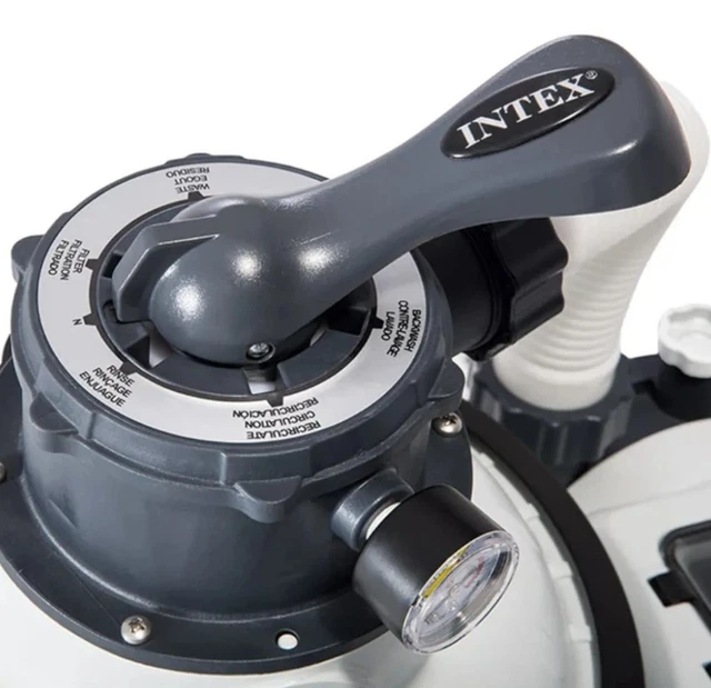 INTEX 26646 SX2100 Sandfilteranlage Krystal Clear Sandfilterpumpe 7900l ...