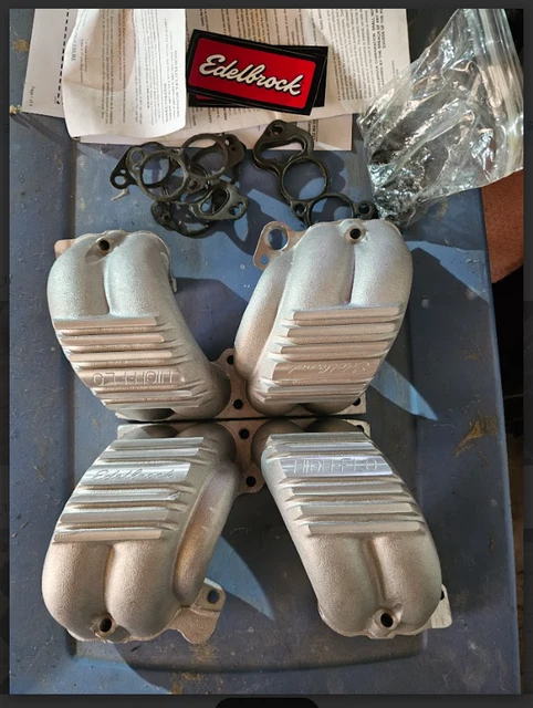 EDELBROCK HIGHFLOW HIGH Flow Flo Tuned Port Tpi Runners Camaro Firebird ...