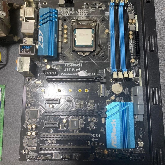 ASROCK Z97 PRO4 motherboard, Intel i7-4790K CPU, 16GB DDR3, GTX760 ...
