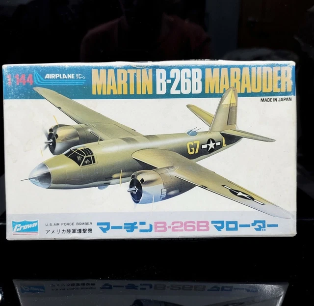 CROWN 1/144 SCALE USAF Boeing B-26 Marauder Model Plastic AirPlane Kit ...
