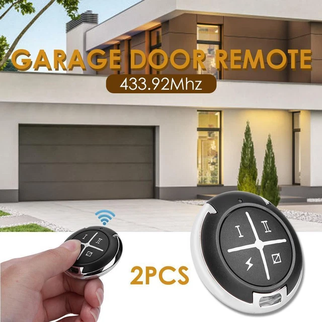 ROUND 433MHZ REMOTE Control Garage Door Electric Gate Clone Key Fob ...