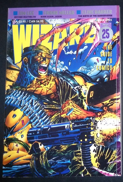 WIZARD COMICS GUIDE Vol.1 #25 With Poster £0.99 - PicClick UK