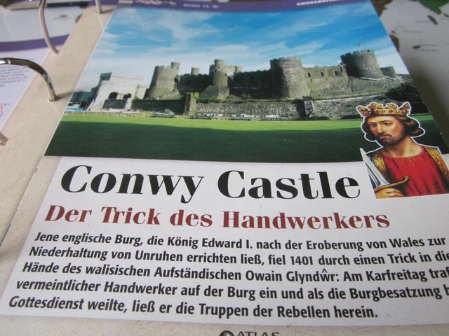 BURGEN UND SCHLÖSSER England Conwy Castle Symbol der Unterdrückung EUR ...