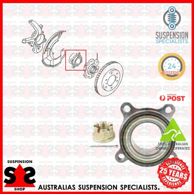 FRONT AXLE LEFT Or Right Wheel Hub Suit MITSUBISHI Pajero 3.2 DI-D (V88W, V98W) EUR 52,75 ...