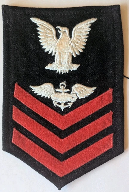 WW2 US NAVY Airship Rigger 1st Class Rate Rank Patch 1944 $85.00 - PicClick