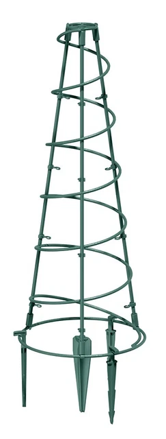 PYRAMID ROUND PLANT Trellis Support Frame Spiral 35cm x 90cm Flower ...
