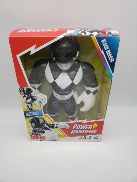 HASBRO PLAYSKOOL HEROES POWER RANGERS Modellino Ranger nero 10" Nuovo ...