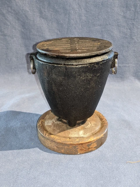 VINTAGE CAST IRON Brazier And/Or Charcoal Camp Stove £26.75 - PicClick UK
